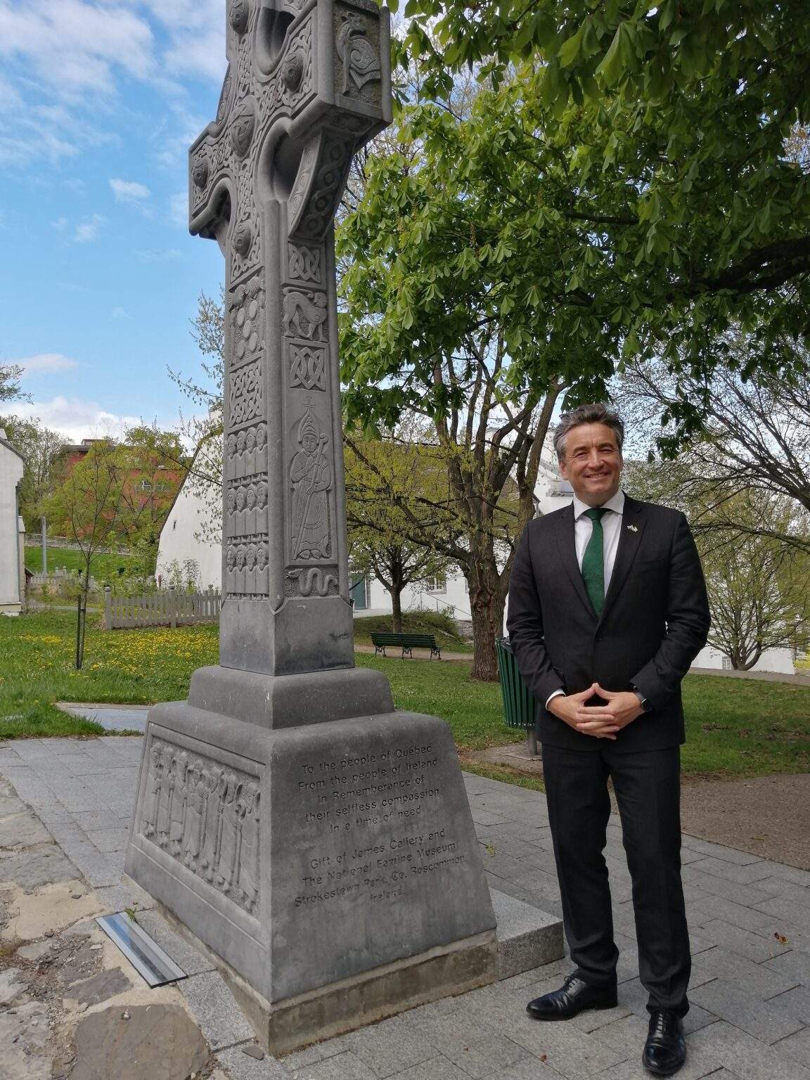 Irish ambassador Concannon makes official visit to Quebec capital